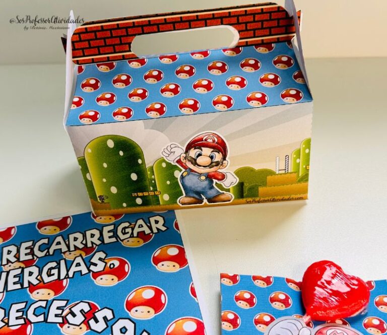 Kit Super Mario Bros - recesso - Loja SOS Professor Atividades