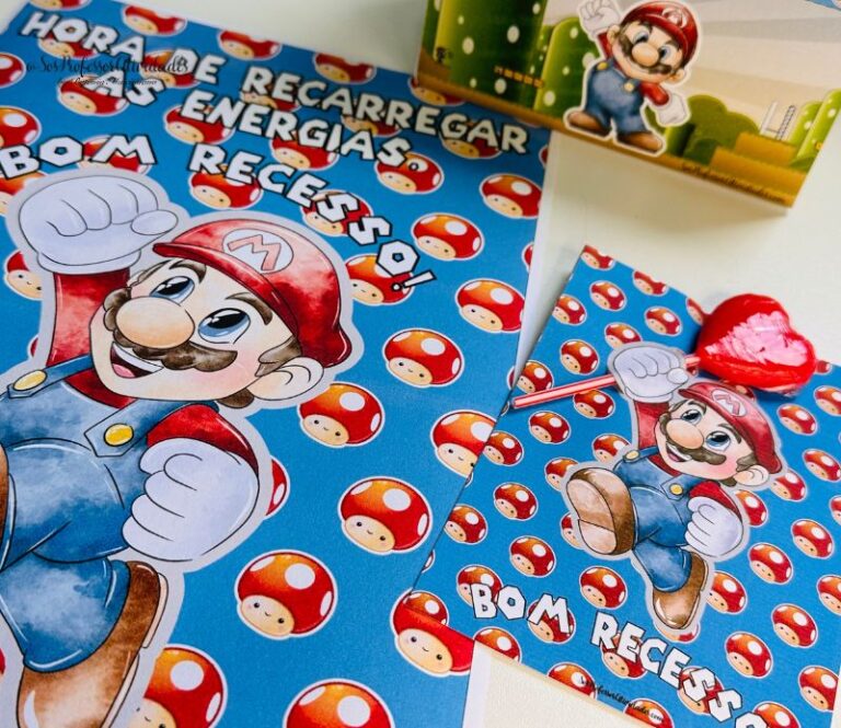 Kit Super Mario Bros - recesso - Loja SOS Professor Atividades