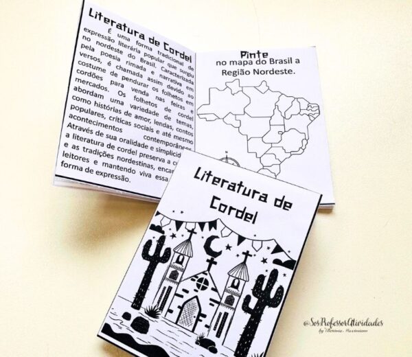 Zine Literatura de Cordel - Loja SOS Professor Atividades