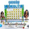 Calendário Moana - Loja SOS Professor Atividades