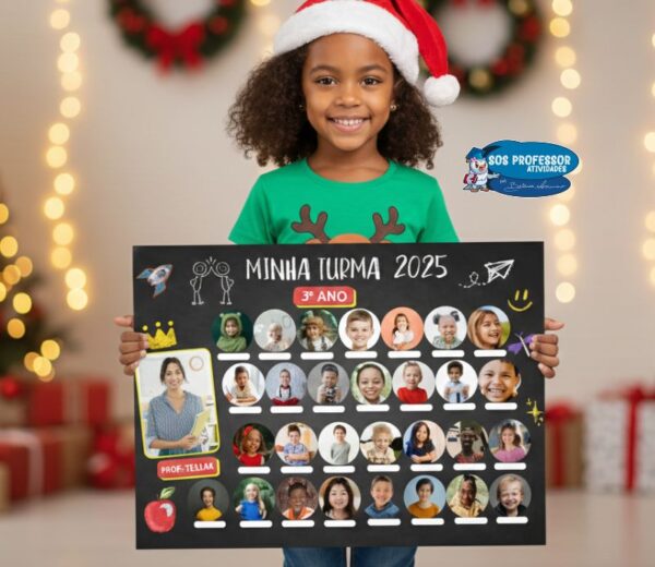 Arquivo editável no Canva - Foto da turma 2025 - Loja SOS Professor ...